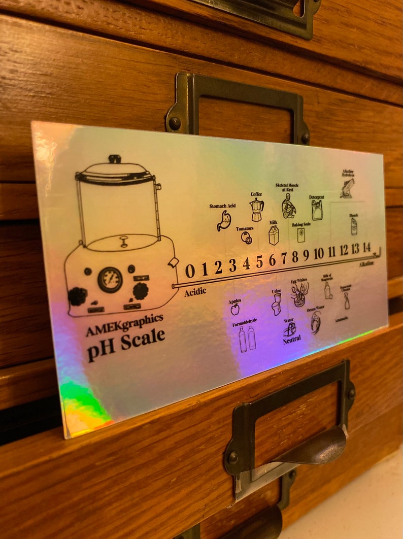 Mortuary Ph Scale Embalming Machine Sticker - Etsy