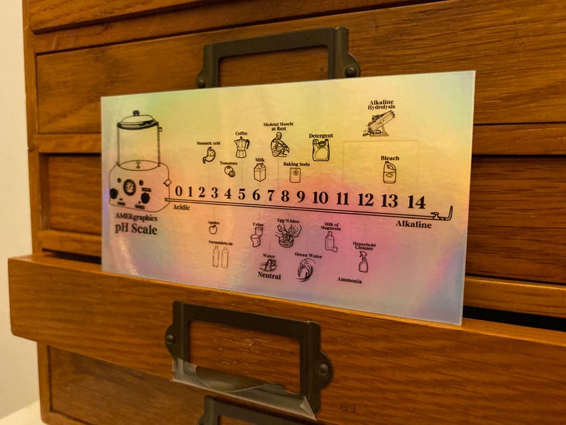 Mortuary Ph Scale Embalming Machine Sticker - Etsy