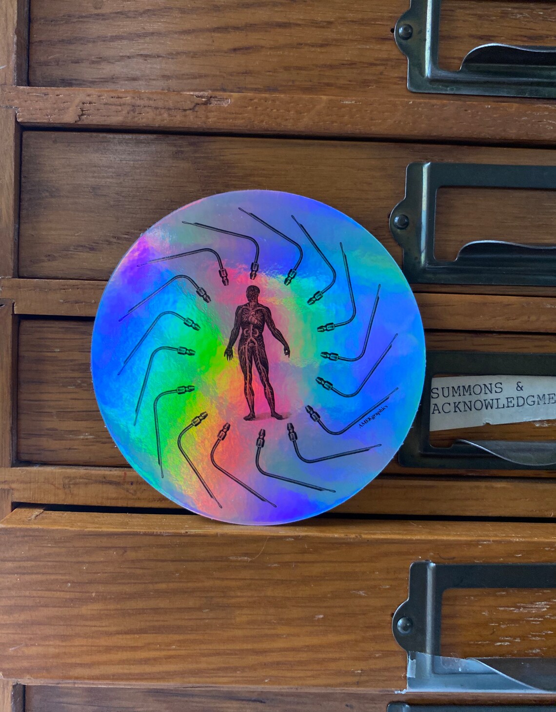 Cannula Arterial Man Sticker - Etsy