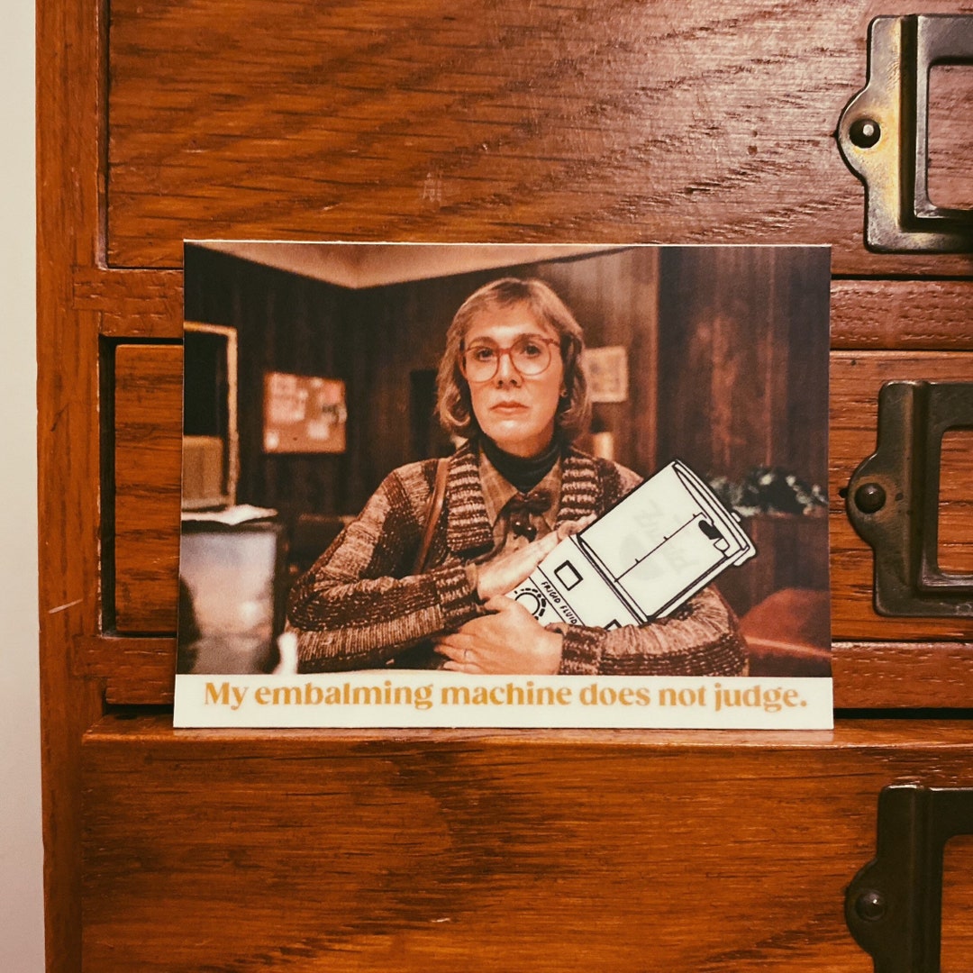 Log Lady Embalming Machine Sticker - Etsy