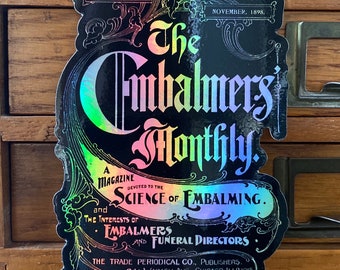 Morticians All People Equal 6 Sticker E590 Hearse Funeral Director ...