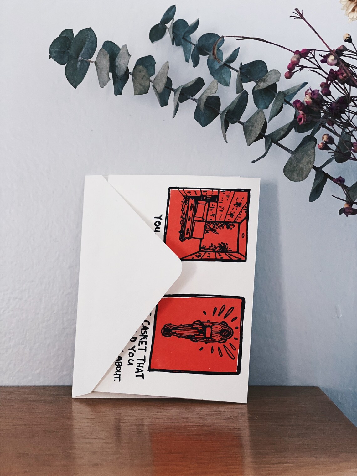 Fisk Casket Mortuary Valentine PACK OF 5 Cards | Etsy