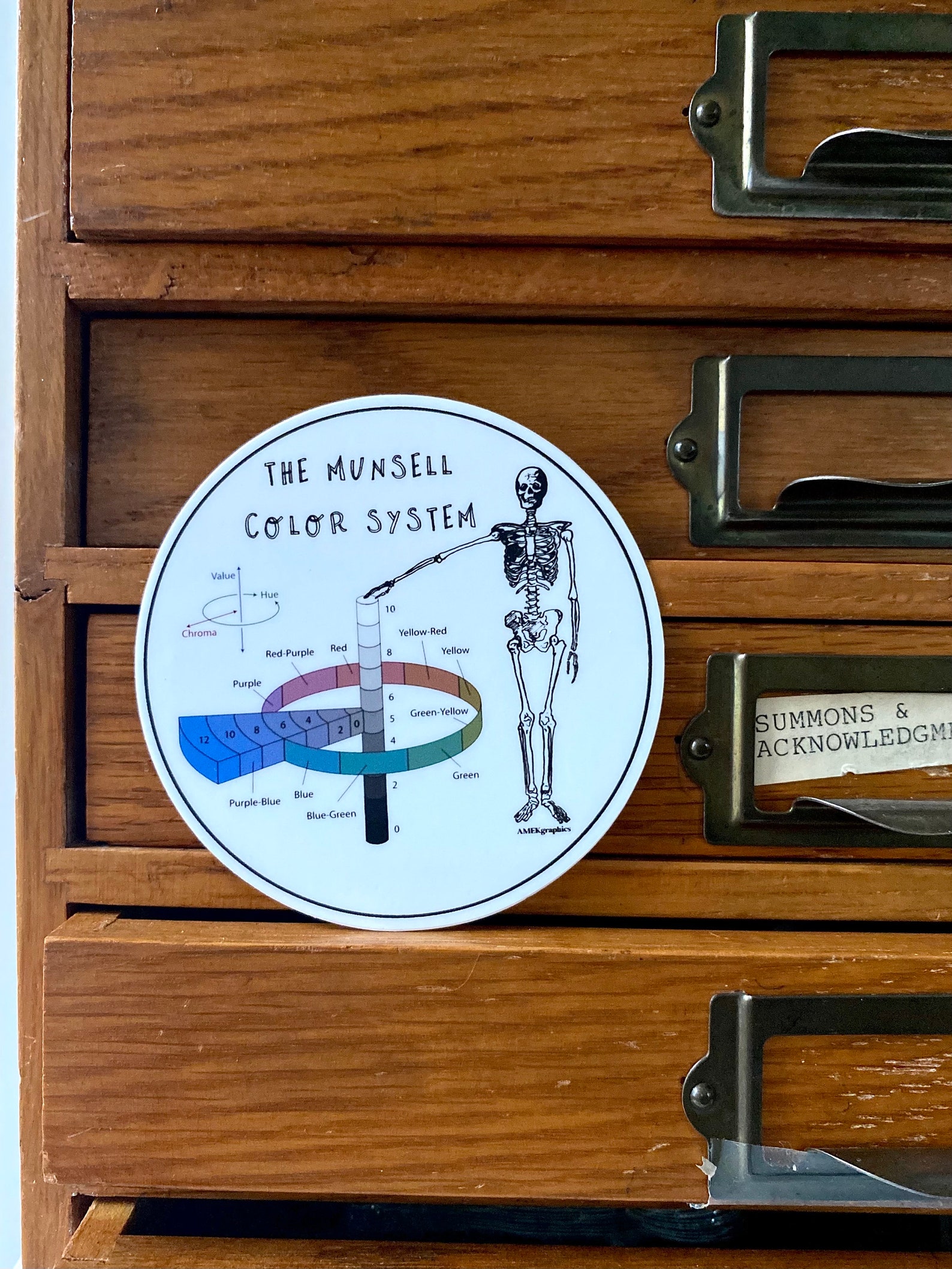 Munsell Color System Mortuary Sticker - Etsy