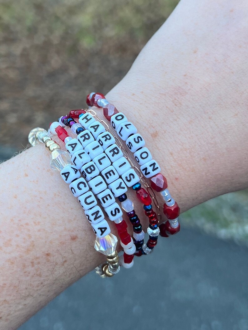 Atlanta Braves Friendship Bracelets - Handbeaded - Matt Olson - Michael ...