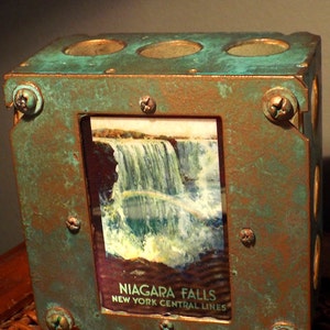 Niagara Falls Luggage Label Night Light | Etsy