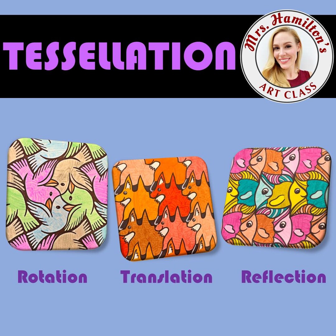 Tessellations Digital Art Lesson - Etsy