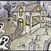 2-point Perspective Haunted House - Etsy