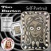 Tim Burton Style Self-portrait - Etsy