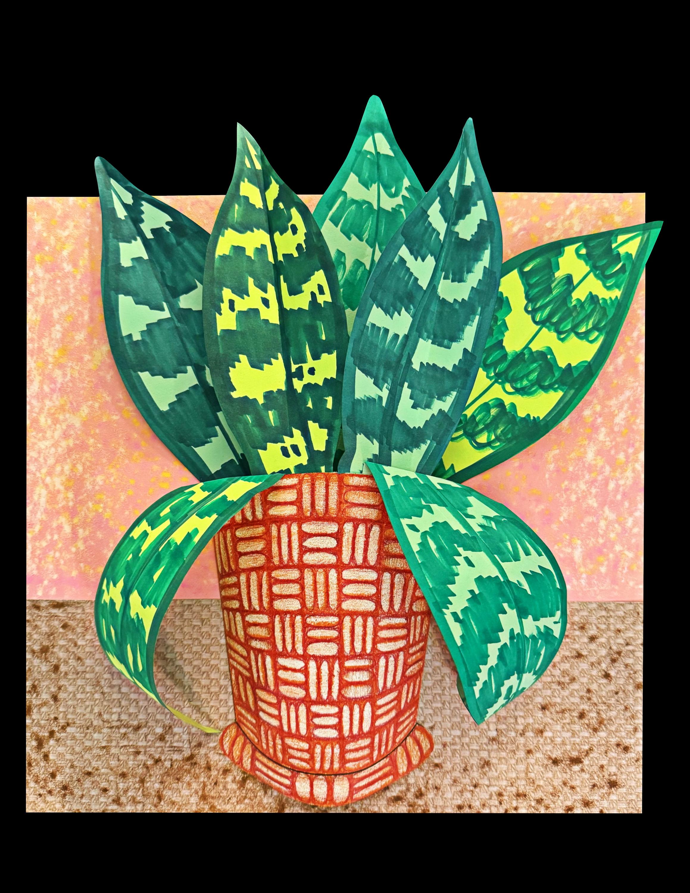 3D House Plant Digital Art Lesson - Etsy