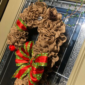 Reindeer Wreath | Etsy