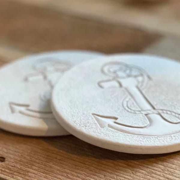 Anchor Coasters - Etsy
