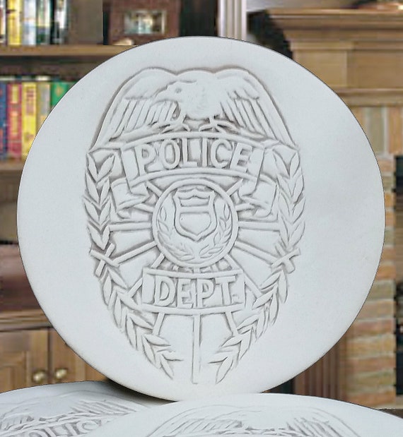 Police Badge Absorbent Coasters for Law Enforcement Gift - Etsy