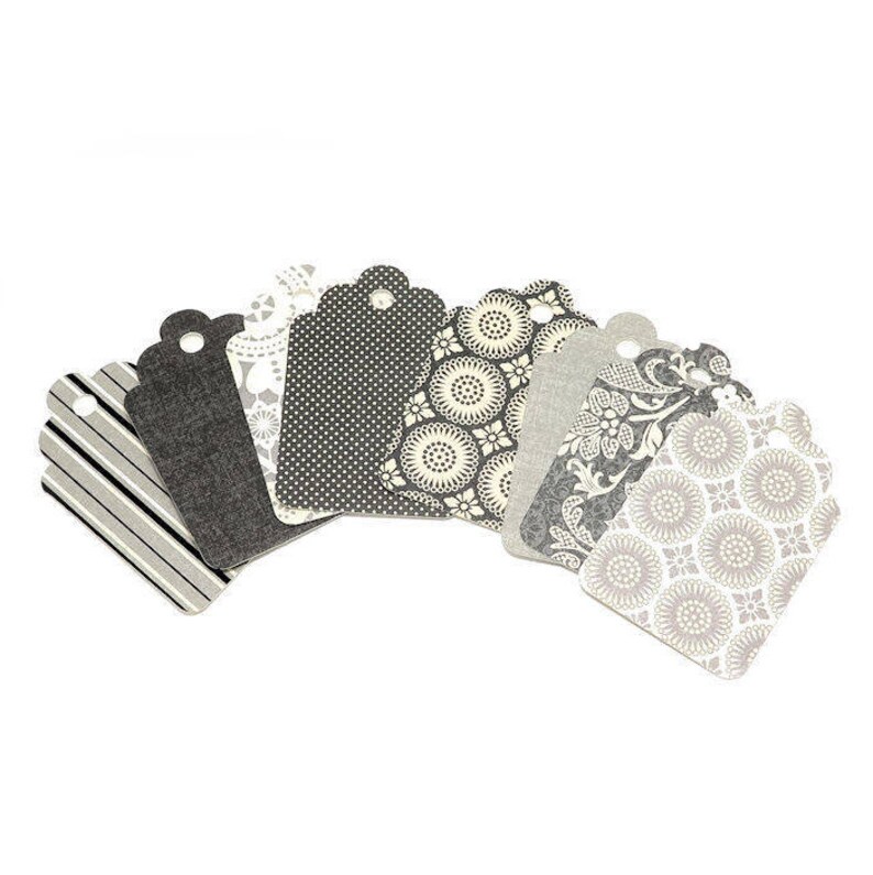 216 Cardstock Paper Pattern Gift Tags Single Sided 3 1/4 X 2 | Etsy