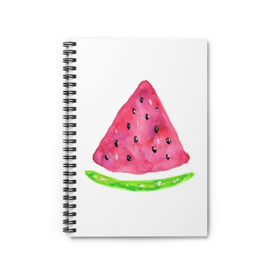 Watermelon Notebook Made with a Print of My Watercolor - Etsy France
