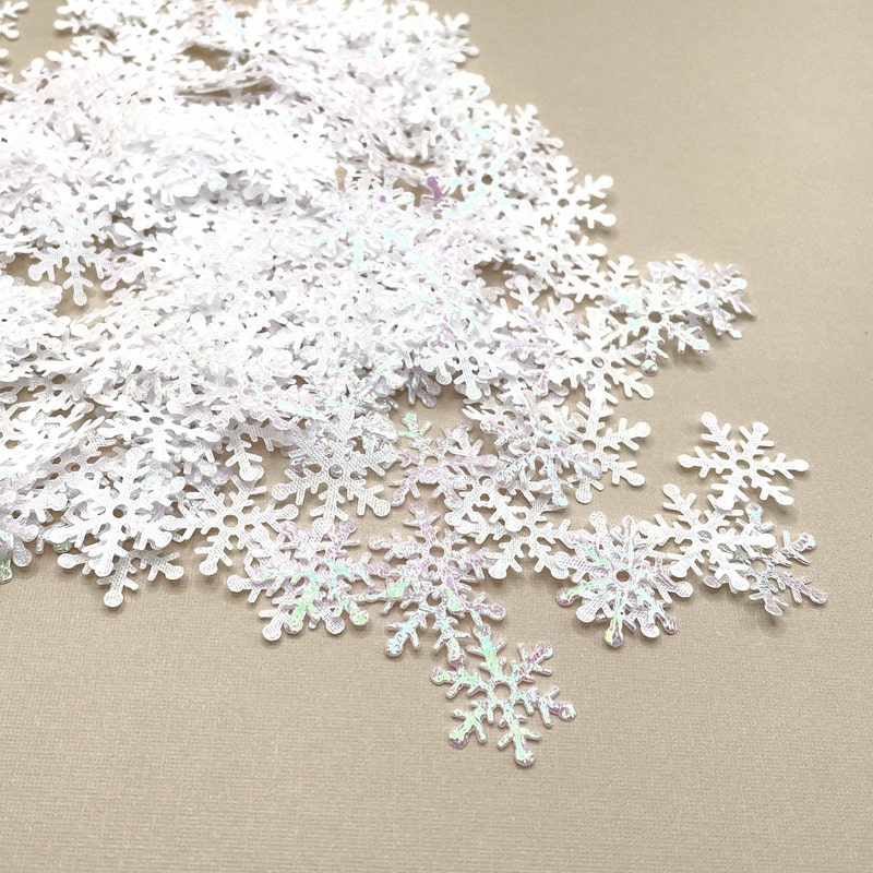 Snowflake Confetti - Etsy