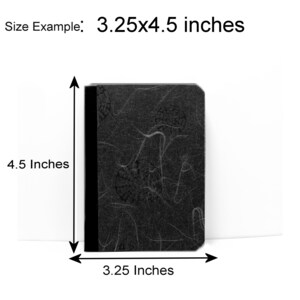 3 Colorful Mini Composition Notebook Journals With Floral Pattern ...