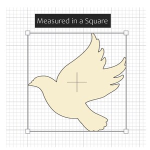 40 White Cardstock Paper Dove Birds 3x3 Inches - Etsy