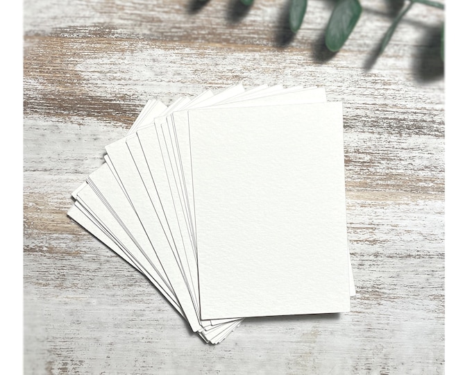 25 ATC ACEO Cards Made With 140 Lb Cold Press Watercolor Paper, 2 1/2 X ...