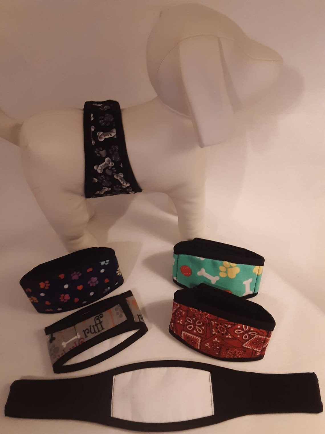 6pk Male Dog Belly Bands Diaper Wraps Small Medium Large Extra - Etsy