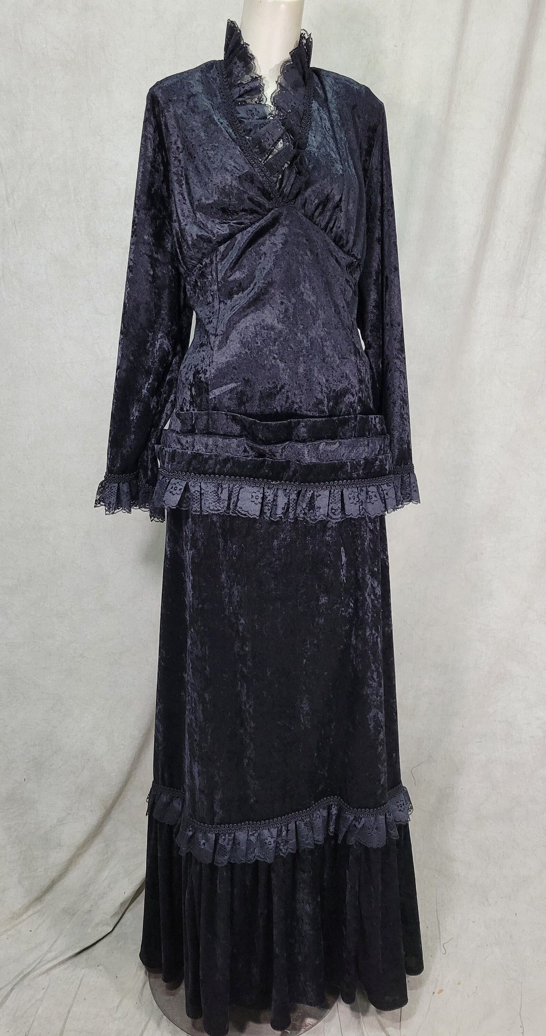 1860s Costume XXL Bustle Dress Washable Tabi's Costume Label - Etsy