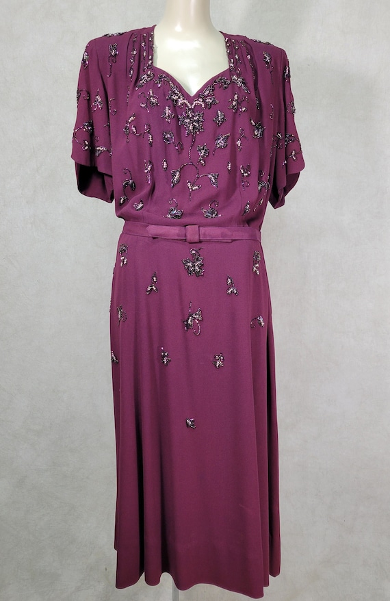 Vintage 1940s purple - Gem