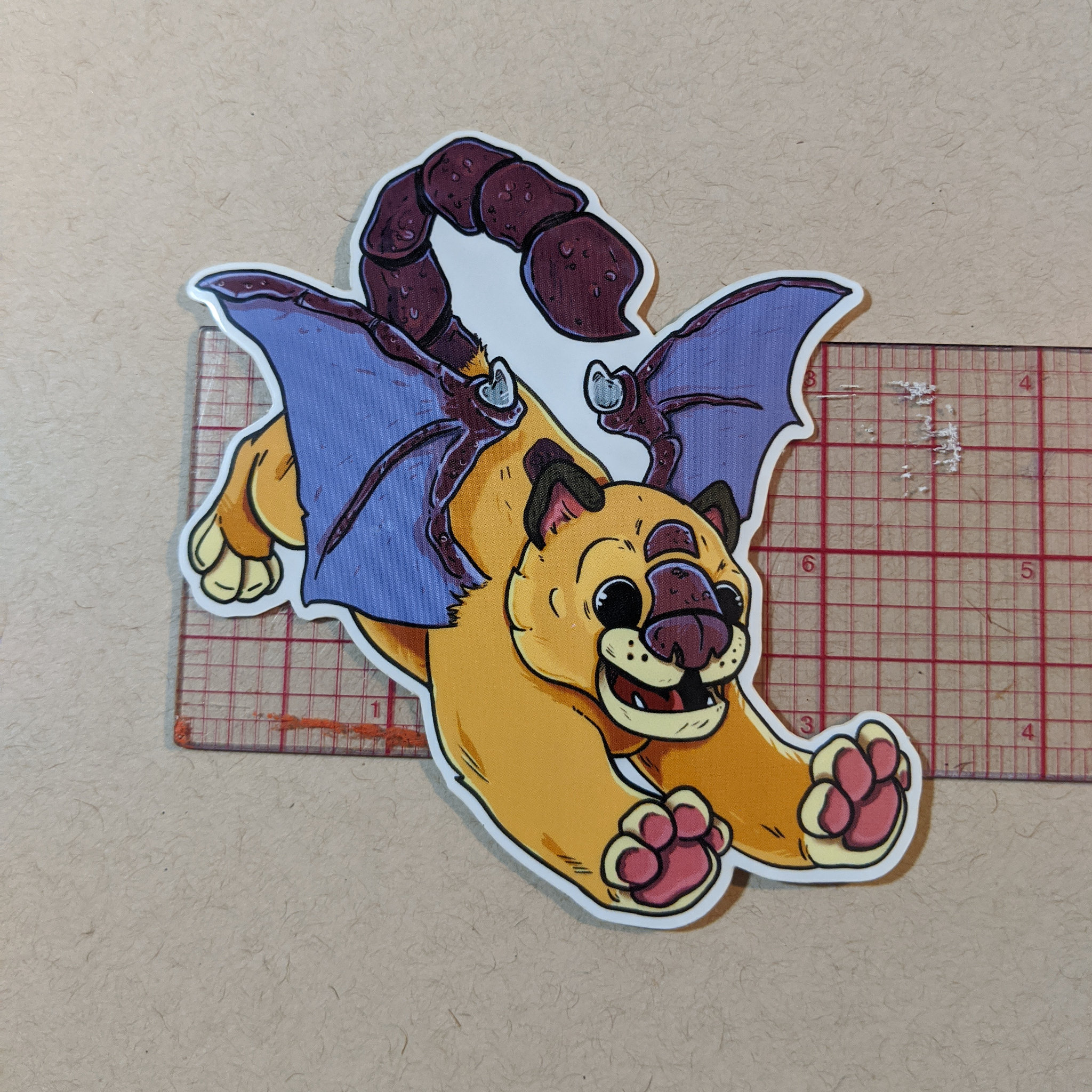 Manticore Clear Vinyl Sticker - Etsy