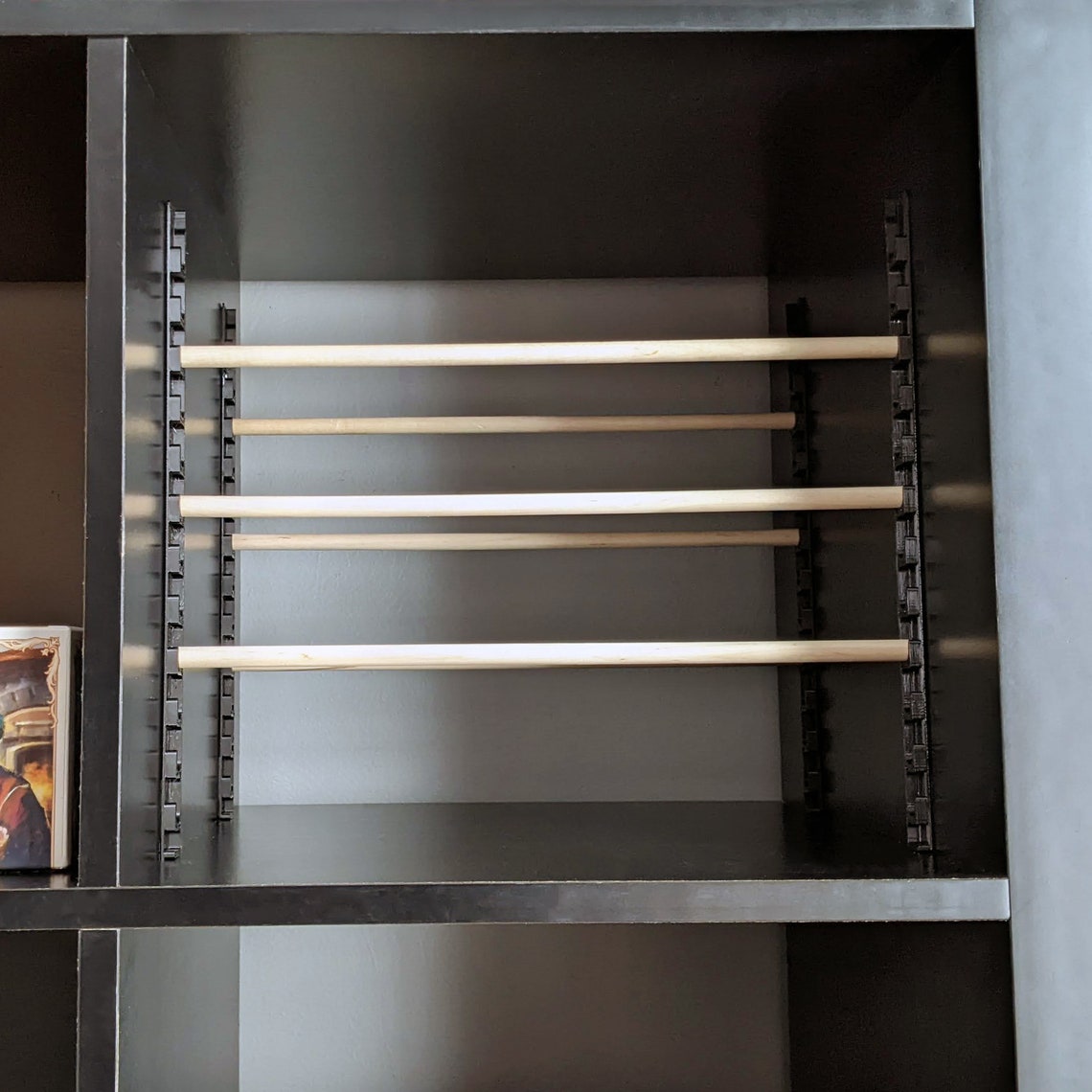 Adjustable 3 Shelf Insert Cube Shelving Dowel Rod Shelves | Etsy