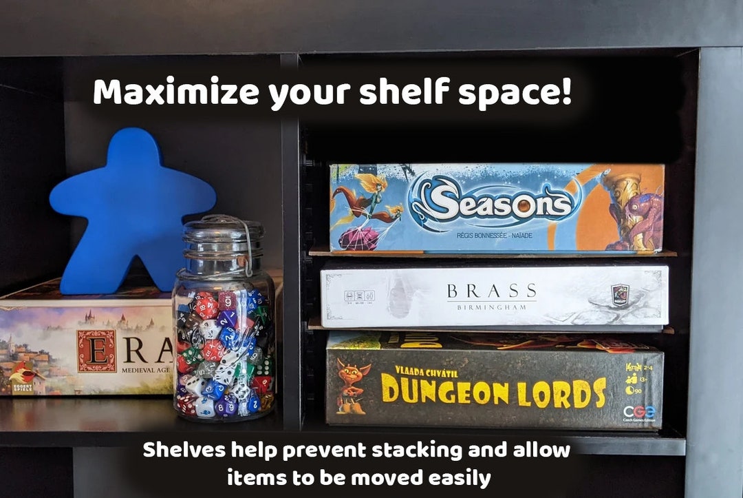 Adjustable 2 Shelf Insert for Cube Shelving: Ikea Kallax, Target ...