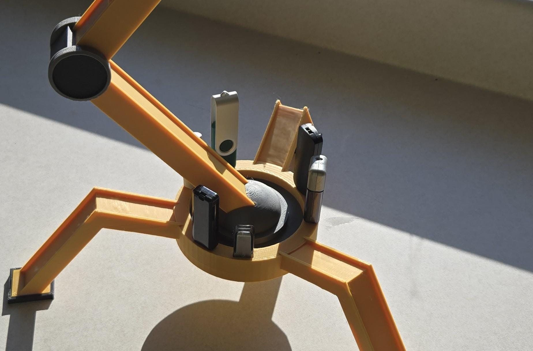 Inserter Headphone Stand and USB Holder. Inspired by Factorio - Etsy