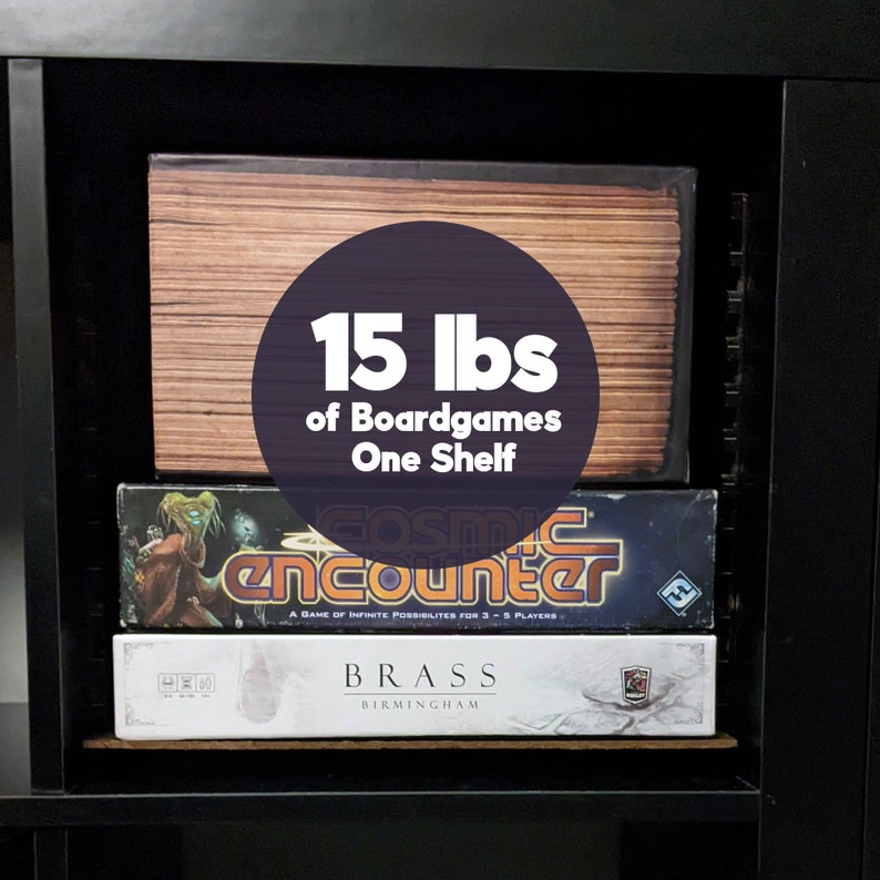 Adjustable 2 Shelf Insert for Cube Shelving: Ikea Kallax - Etsy