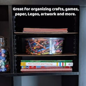 Adjustable 2 Shelf Insert for Cube Shelving: Ikea Kallax, Target ...