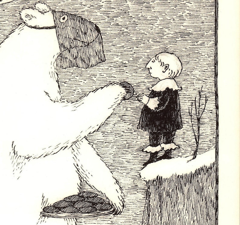 Edward Gorey Poster Edward Gorey Gothic Home Decor Goth Home Decor