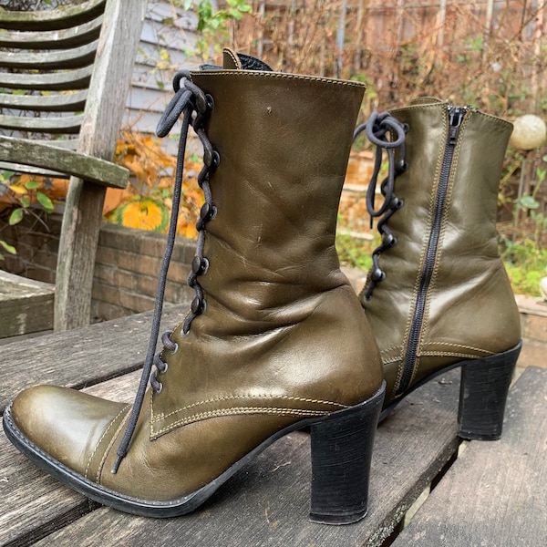 Lace up Booties - Etsy