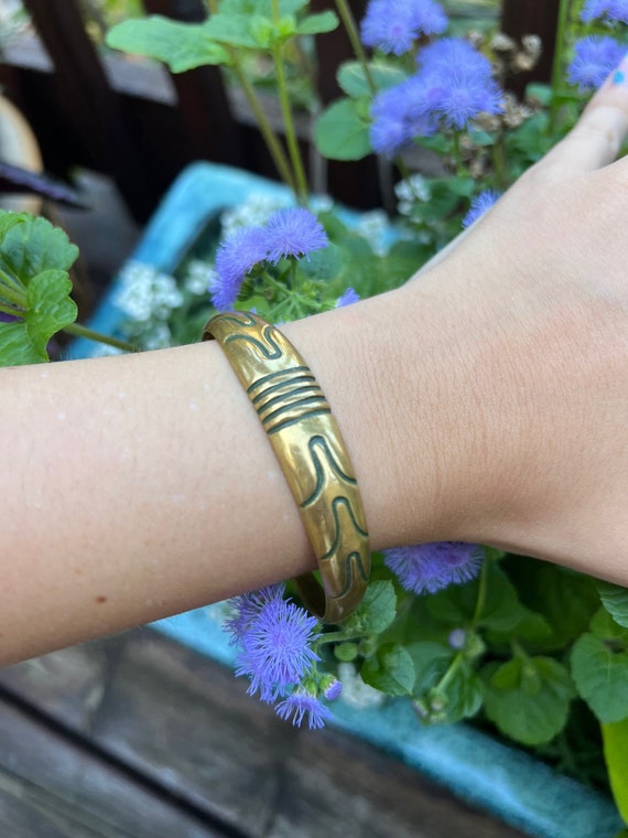 Kalevala Koru Mid Century Finnish Bracelet Signed - Gem