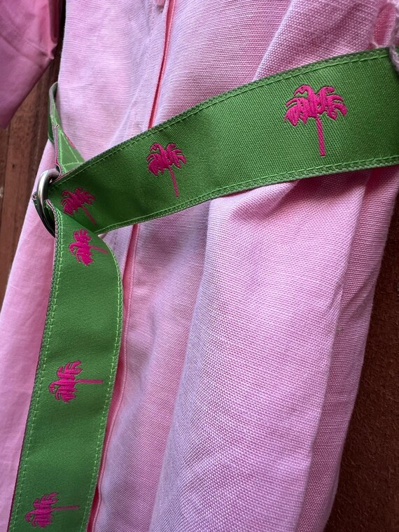 Lily Pulitzer Light Pink Button Down Shirt Dress Size… - Gem