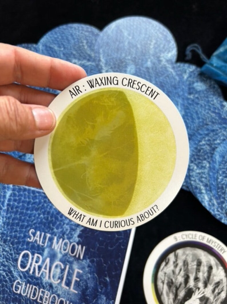 SALT MOON , Lunar Oracle, Card Deck and Guidebook, Sophia Rosenberg and Jennifer Brant - Etsy