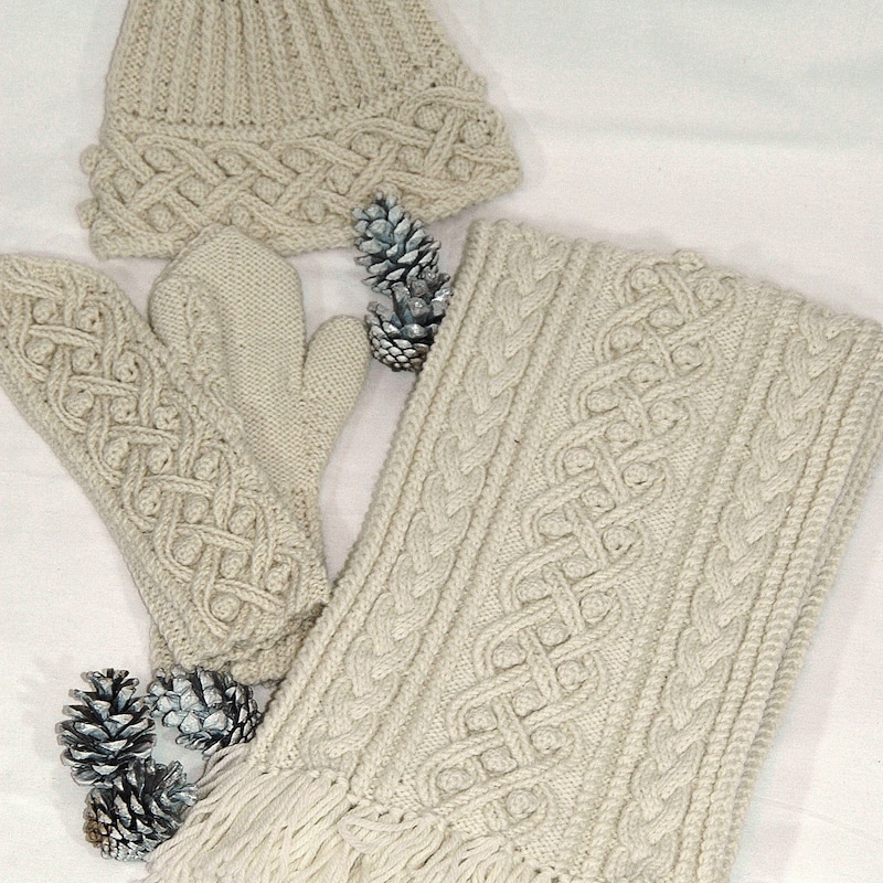 Scarf Mitten Set - Etsy