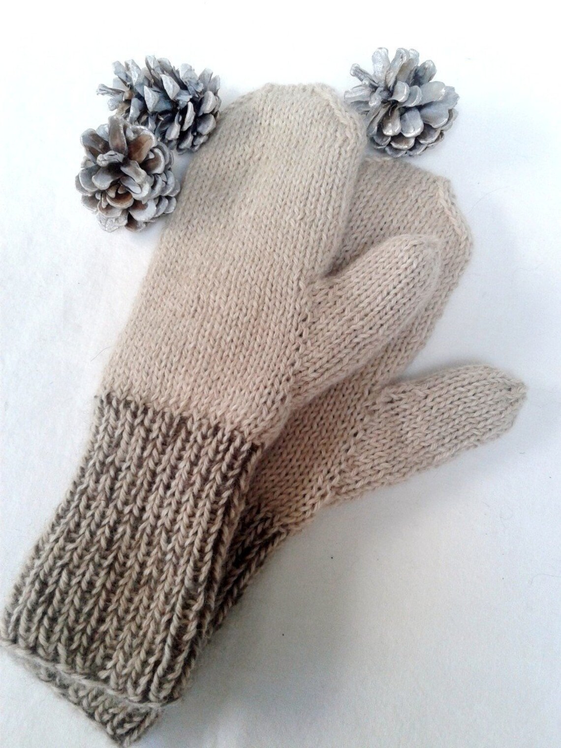 Mittens for Women Hand Knit in Qiviut inner Layer and - Etsy Canada