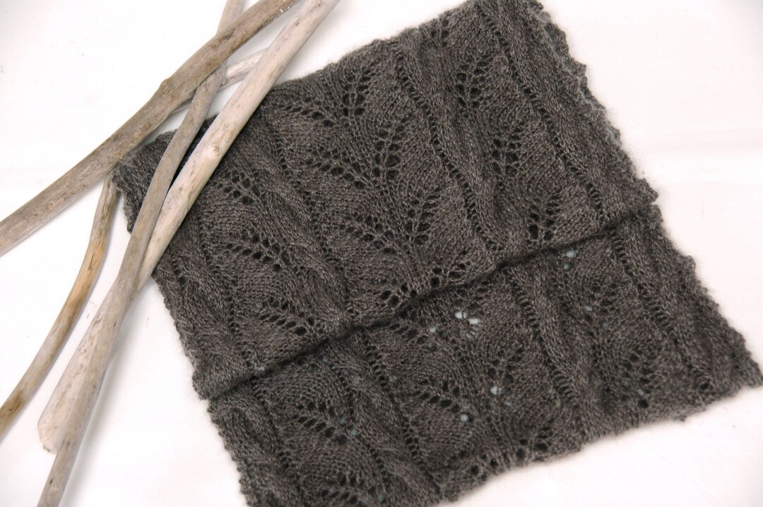 Infinity Lace Scarf for Women/ladies "gabriola Island", Hand Knit in ...