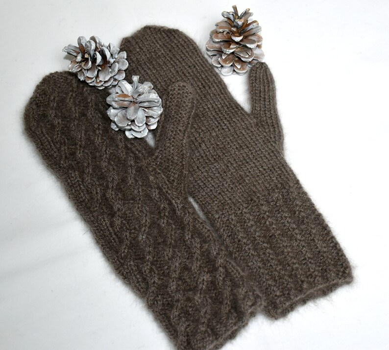 Qiviut Mittens for Women "campania Island" - Handknit in Pure Qiviut ...