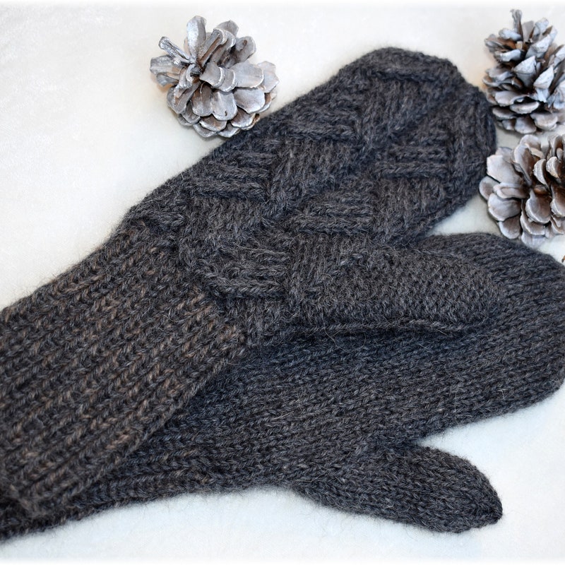 Double Knit Mittens - Etsy