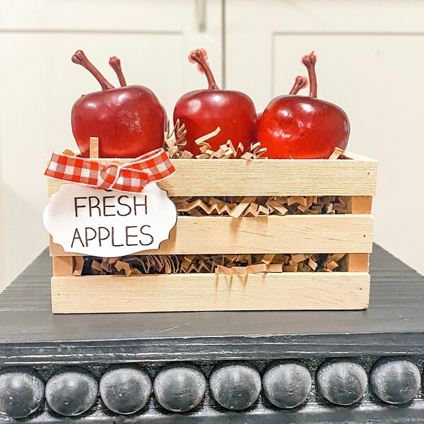 Apple Crate - Etsy
