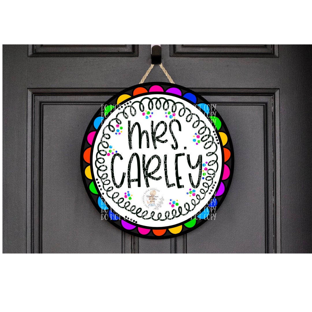 Teacher Door Sign, Printed Teacher Sign, Admistrator Sign, Office Sign ...
