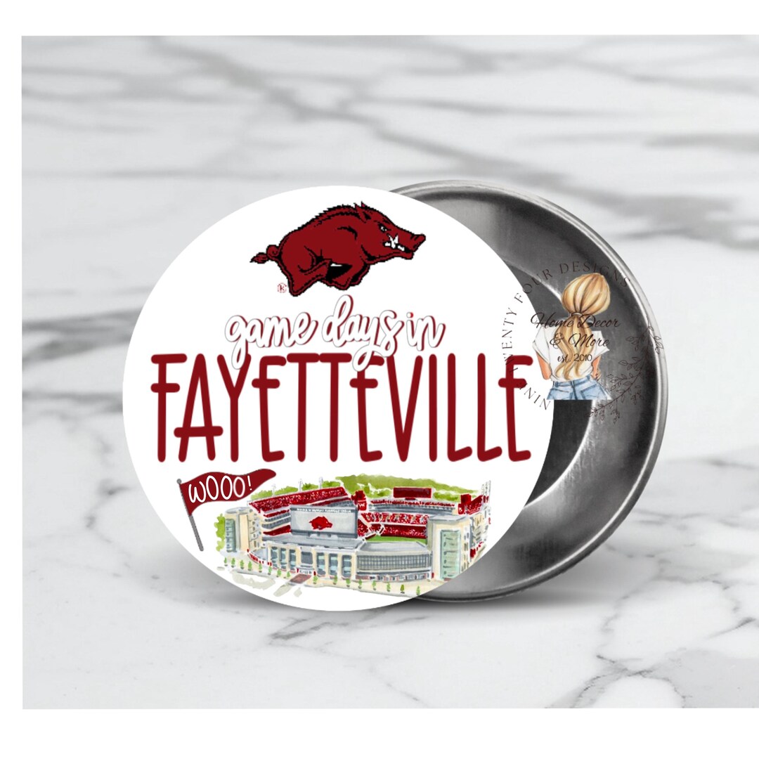 UARK Game Day Buttons: Razorbacks Football Accessories - Etsy