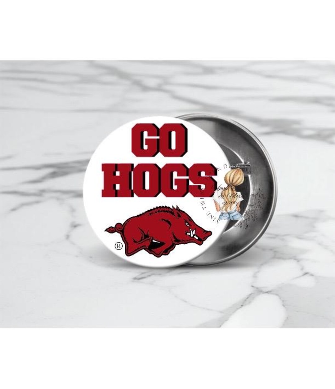 Go Hogs, UARK, Game Day Buttons, College Game Day, Football Accessories ...