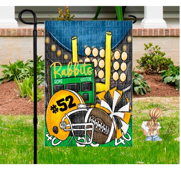 Football Garden Flag - Etsy