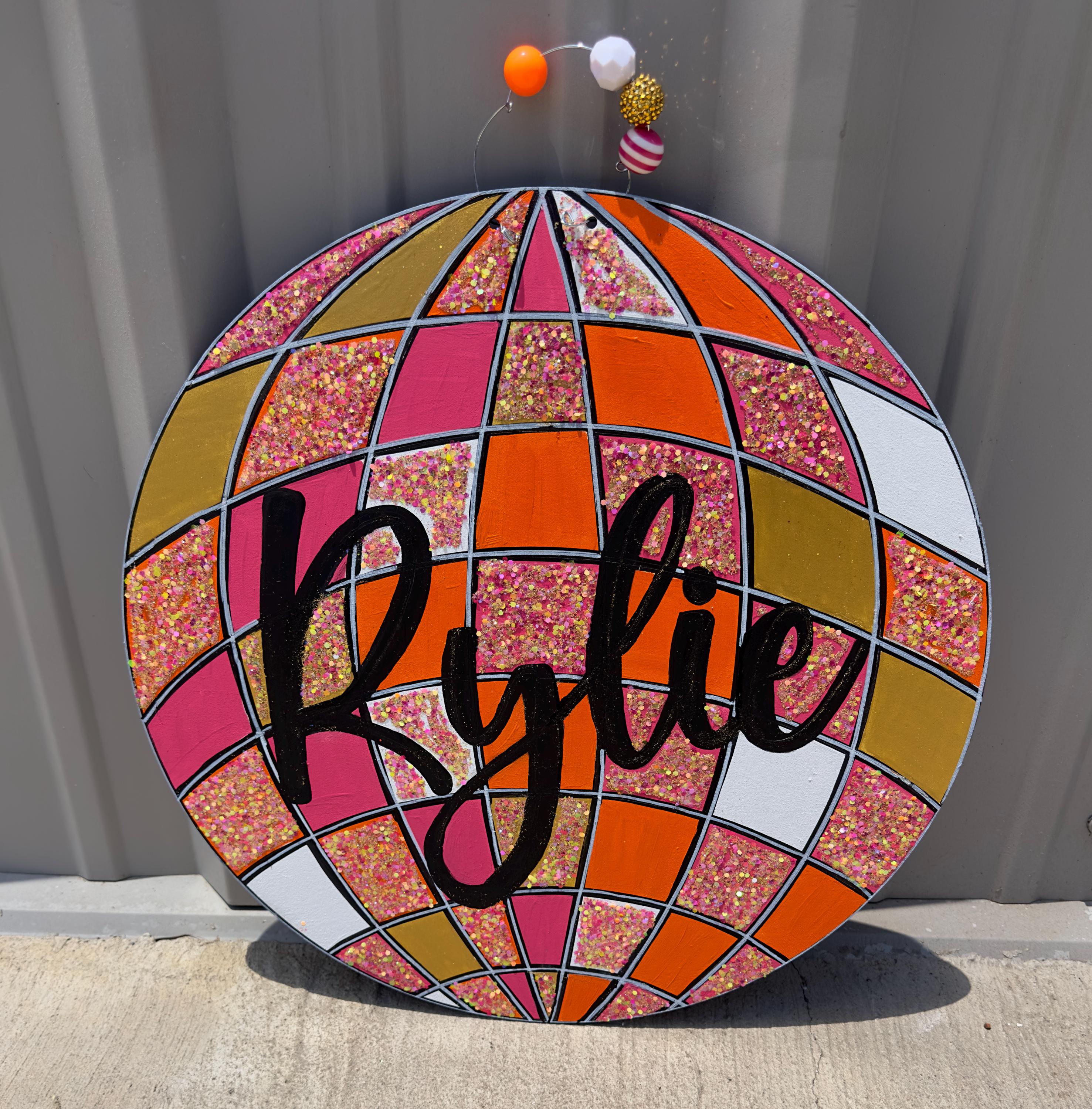 Disco Ball Teacher Door Sign: Personalized Classroom Decor - Etsy