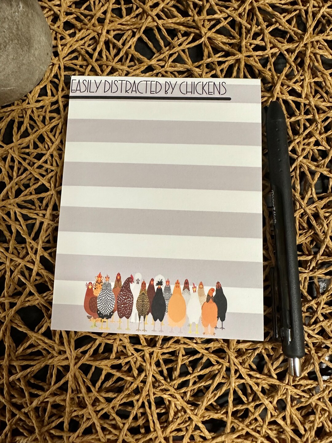 Chicken Notepad, Chicken Stationary, Chicken Notepad, Farm Stationary ...