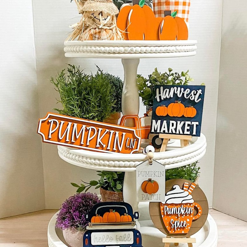 Fall Decor for Tier Tray - Etsy