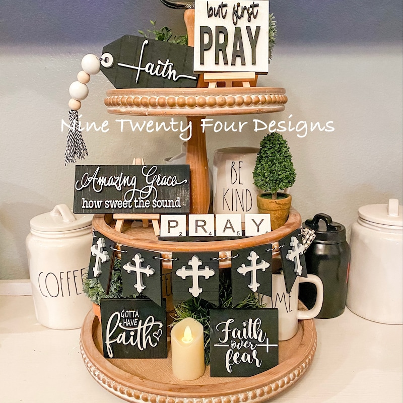 Tiered Tray Signs - Etsy